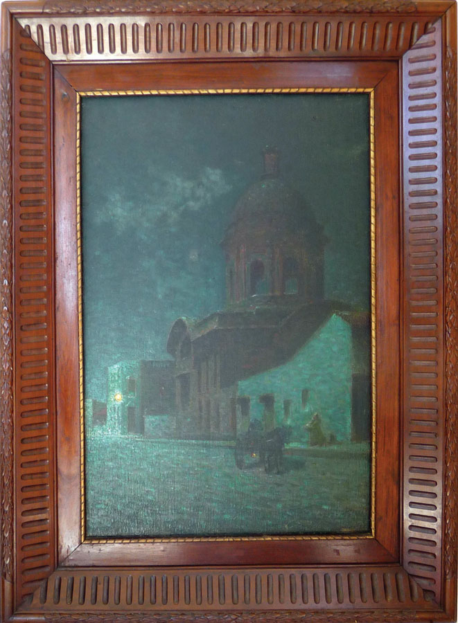 Juan A. Samudio (Paraguay, 1879–1935) “El Oratorio de noche ...